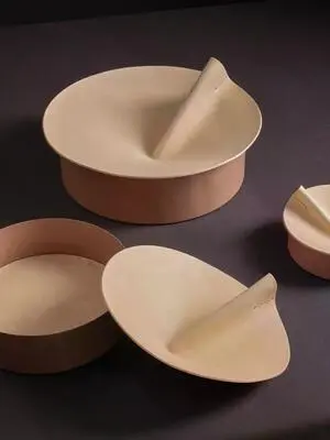 UNIQKA Large Rotonda Circular Trinket Box