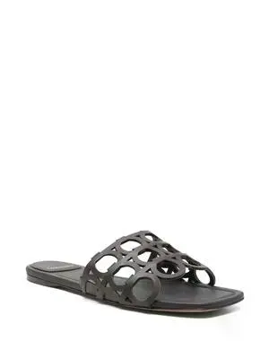 FERRAGAMO Gancini Cut-out Slides
