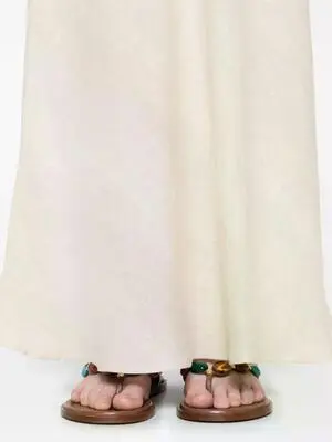 TWINSET Linen Maxi Skirt