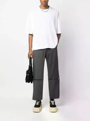 OAMC Zip-detail Straight-leg Trousers - Grey