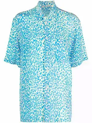 Stella McCartney Leopard Print Short-sleeve Shirt