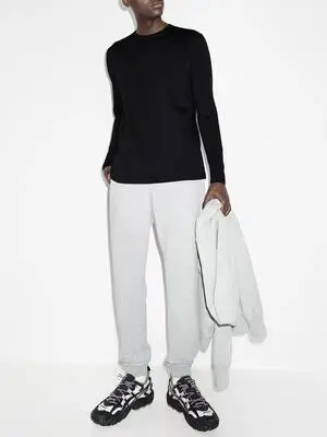 Sunspel Long Sleeve T-shirt - Black
