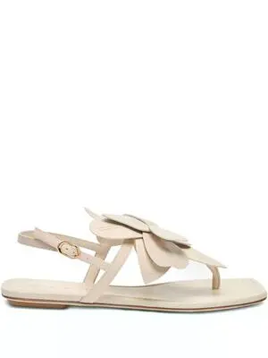 STUART WEITZMAN Paradise Sandals With Floral Appliqu