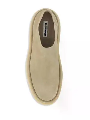 JIL SANDER Suede Slip-on Loafers