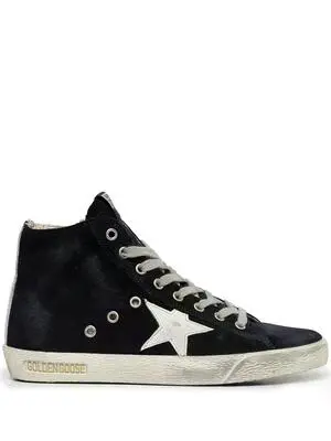 GOLDEN GOOSE Francy Suede High-top Sneakers - Blue