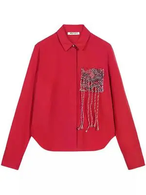 Ports 1961 Embellished Shirt - Red
