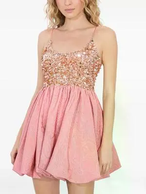 Alice + Olivia Nessa Sequin Embellished Mini Dress