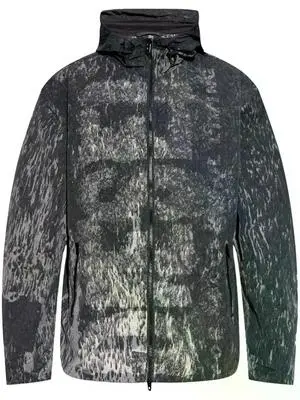 DIESEL® J-brick Hooded Jacket - Grey