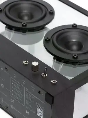 TRANSPARENT Small Speaker - Black