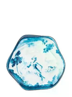 SELETTI X Diesel Living Fiorentino Dessert Plate - Blue