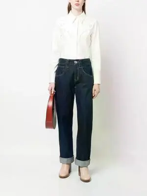 Chloé Broderie Anglaise Silk Shirt