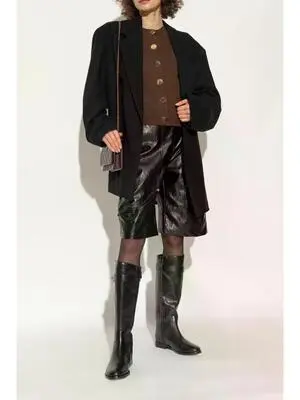 Tory Burch Turnlock Riding Boots - Black