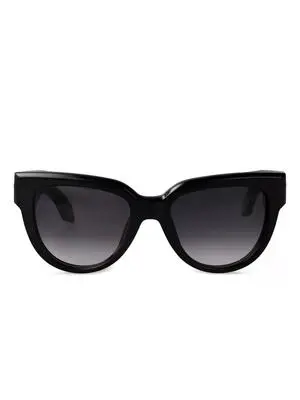Roberto Cavalli Geometric Frame Sunglasses - Black