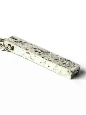 PARTS OF FOUR Amulet Textured Finish Necklace - Silver