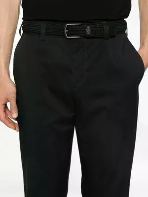 PT TORINO Elasticated Waistband Trousers - Black