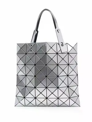 Issey Miyake Lucent Geometric-paneled Tote Bag - Grey