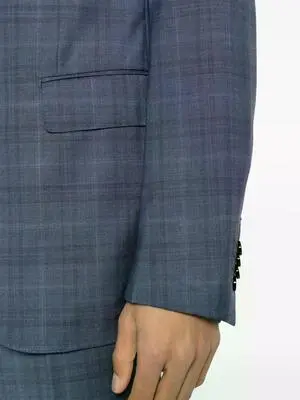 Zegna Single-breasted Wool Suit - Blue