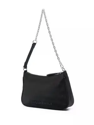 Karl Lagerfeld Ikonik Appliqué Shoulder Bag