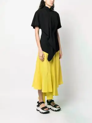 Colville Asymmetrical Draped Top