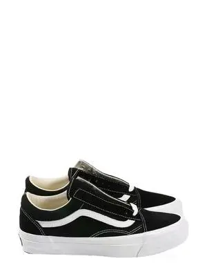 VANS Vault Og Old Skool Lx Suede Leather Sneakers - Black