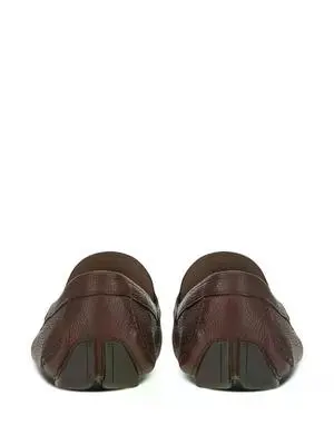 FERRAGAMO Gancini Ornament Driver Loafers