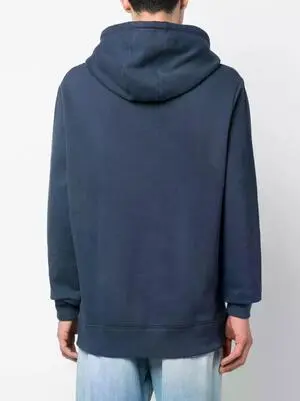 BENJAMIN BENMOYAL Striped Patch Organic Cotton Hoodie
