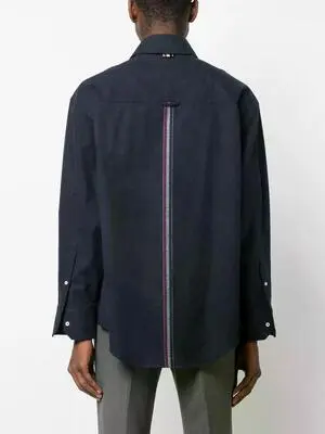 Thom Browne Logo-patch Detail Shirt