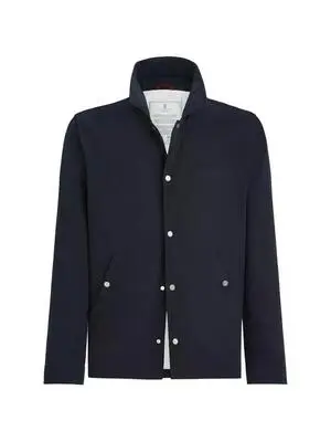 Brunello Cucinelli Buttoned Jacket - Blue