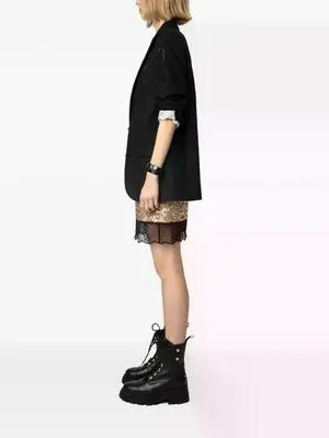 Zadig&Voltaire Justicias Sequin And Lace Mini Skirt