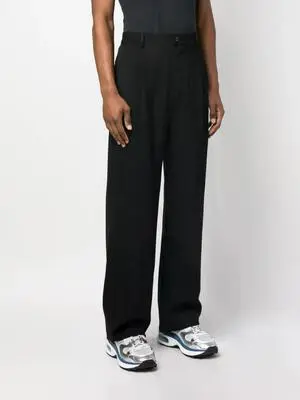 BOTTER Straight-leg Pleated Virgin Wool Trousers