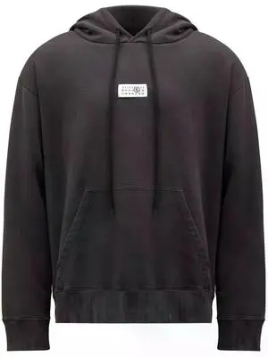 MAISON MARGIELA Numbers-motif Hoodie - Black