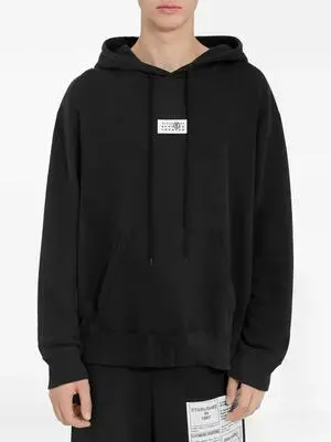 MAISON MARGIELA Numbers-motif Hoodie - Black