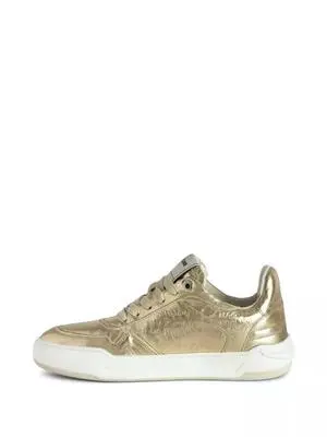 Zadig&Voltaire Metallic Leather Lace-up Sneakers