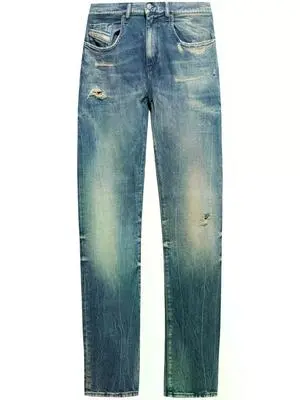 DIESEL® Ripped Detail Jeans - Blue
