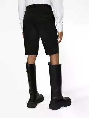 Dolce & Gabbana Logo Patch Bermuda Shorts