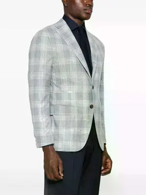 Eleventy Checkered Blazer