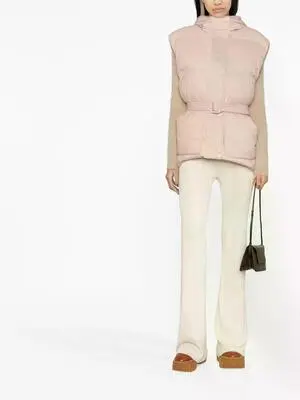 IENKI IENKI Belted Waist Puffer Vest