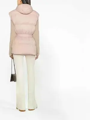 IENKI IENKI Belted Waist Puffer Vest