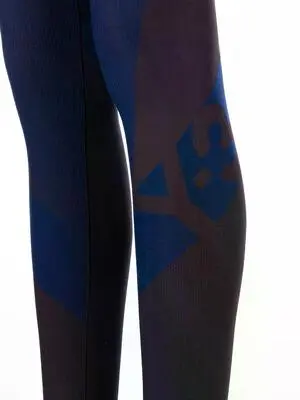 Y3 Seamless Colourblock-knit Tights