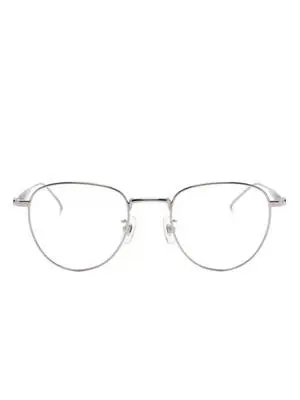 Montblanc Round Frame Eyeglasses - Silver