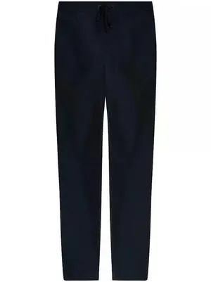 Moncler Logo Patch Drawstring Waist Trousers - Blue