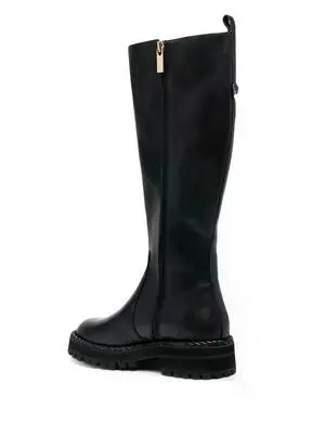 Liu Jo Knee-high Zip-up Leather Boots