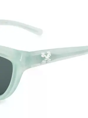 Off-White Atlanta Cat-eye Frame Sunglasses - Green