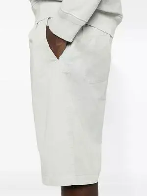 C.P. COMPANY Cotton Bermuda Shorts - Grey