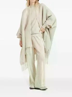 Brunello Cucinelli Ribbed Cashmere Trousers - Neutrals