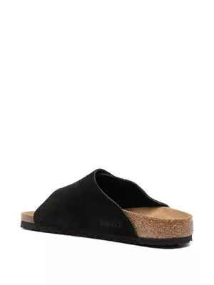 BIRKENSTOCK Zürich Suede Sandals - Black