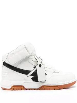 Off-White Off-White Out Of Office Mid-Top Sneakers White