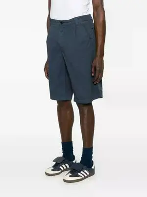 C.P. COMPANY Cotton Bermuda Shorts - Blue