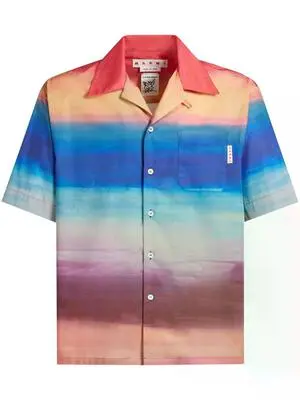 Marni Painterly-print Cotton Shirt