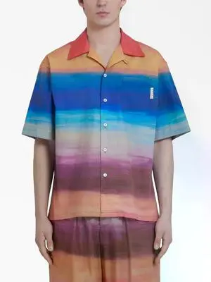 Marni Painterly-print Cotton Shirt